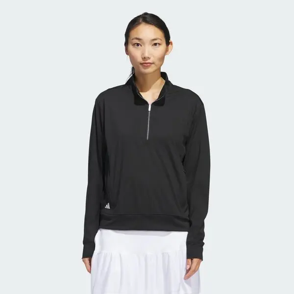 Adidas Ultimate365 Half-zip Layering Top - Black