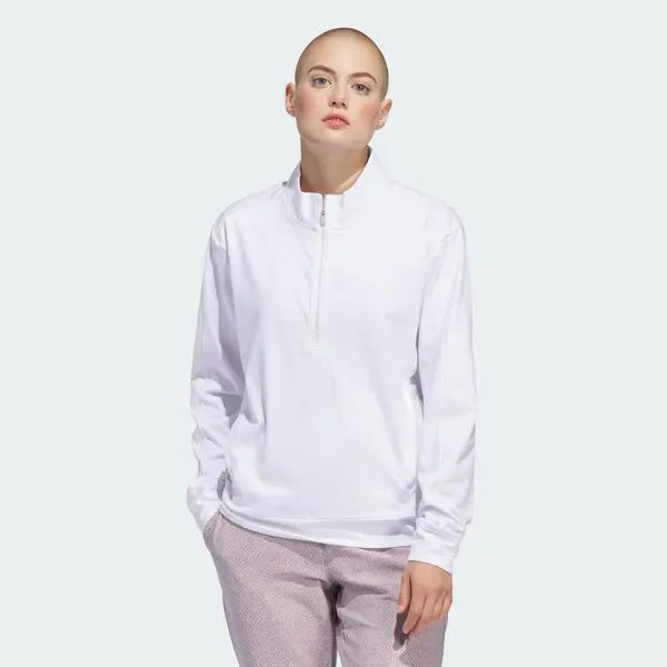 Adidas Ultimate365 Half-zip Layering Top - White