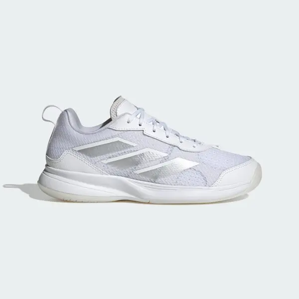 Adidas Avaflash Low Tennis Shoes - Cloud White / Cloud White / Silver Metallic
