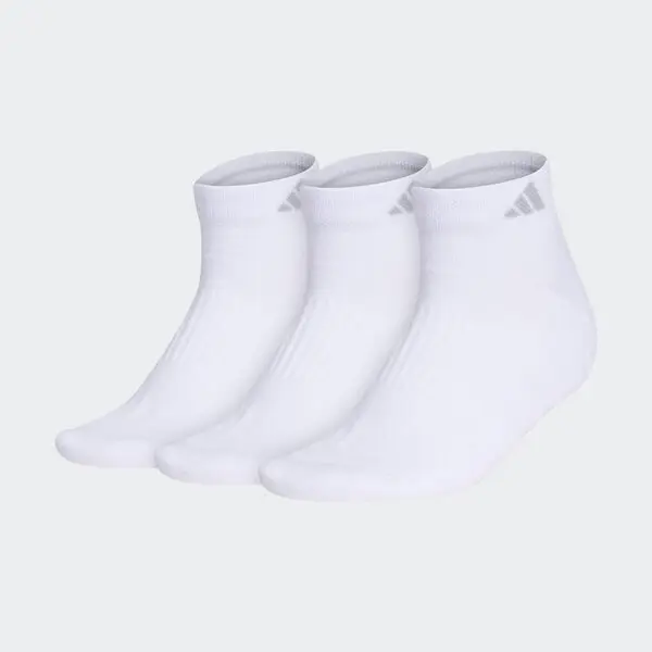Adidas Cushioned Low-cut Socks 3 Pairs - White / Clear Onix