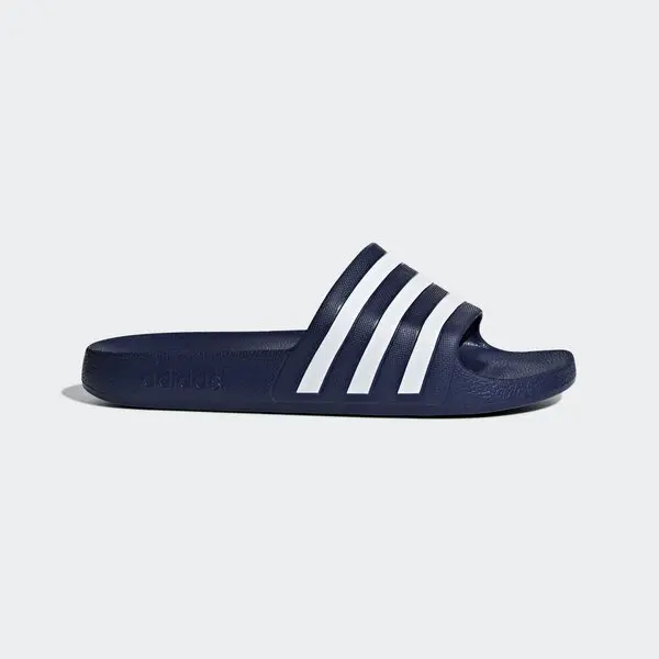 Adidas Adilette Aqua Slides - Dark Blue / Cloud White / Dark Blue