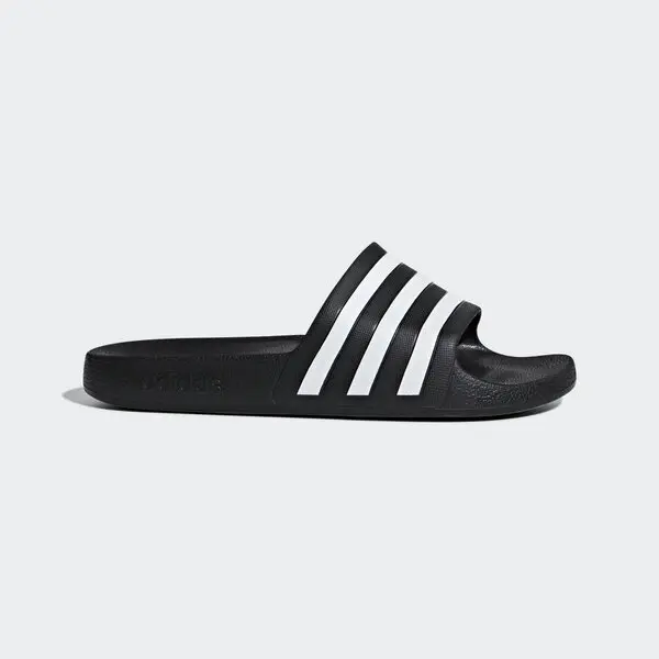 Adidas Adilette Aqua Slides - Core Black / Cloud White / Core Black