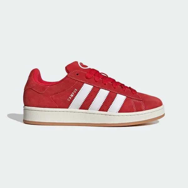 Adidas Campus 00s Shoes - Better Scarlet / Cloud White / Off White