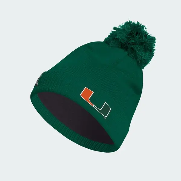 Adidas Miami Hurricanes Knit Beanie