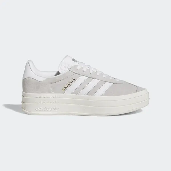 Adidas Gazelle Bold Sneakers - Grey Two / Cloud White / Core White