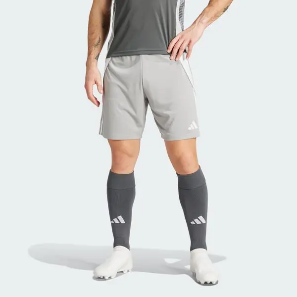 Adidas Tiro 24 Shorts - Team Mid Grey / White