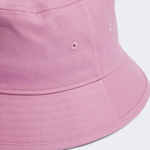Adidas Adicolor Trefoil Bucket Hat In Bliss Pink 40% Off