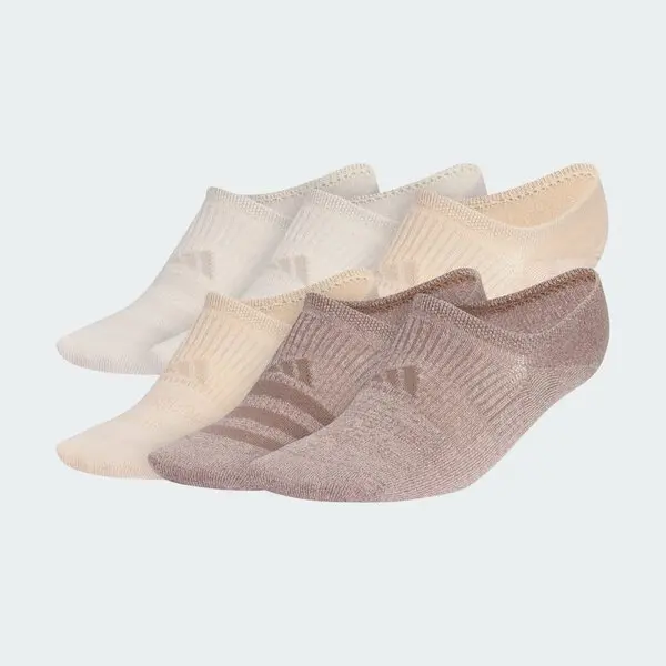 Adidas Superlite 3.0 6-pack Super-no-show Socks - Beige / Magic Beige / Trace Brown