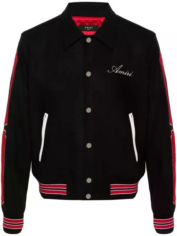 Amiri Bones Bomber Jacket - Black