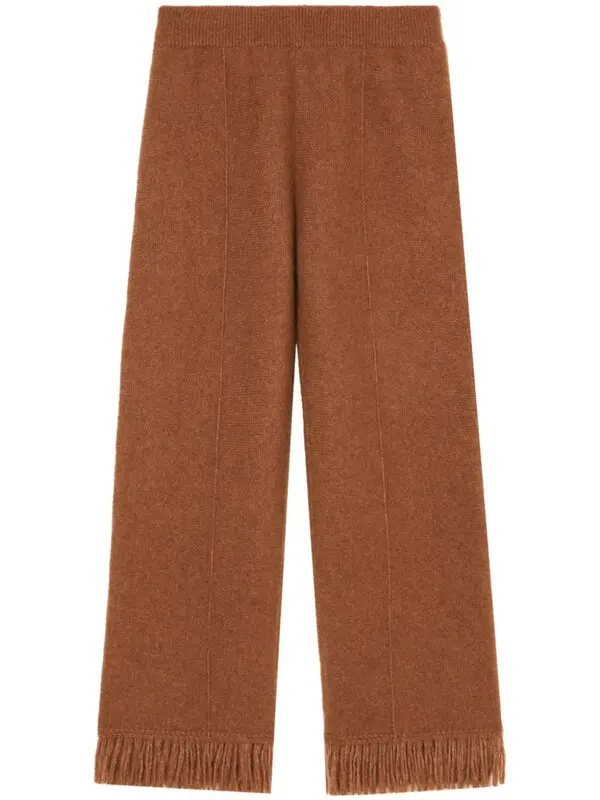 Alanui Wide-leg Trousers - Brown