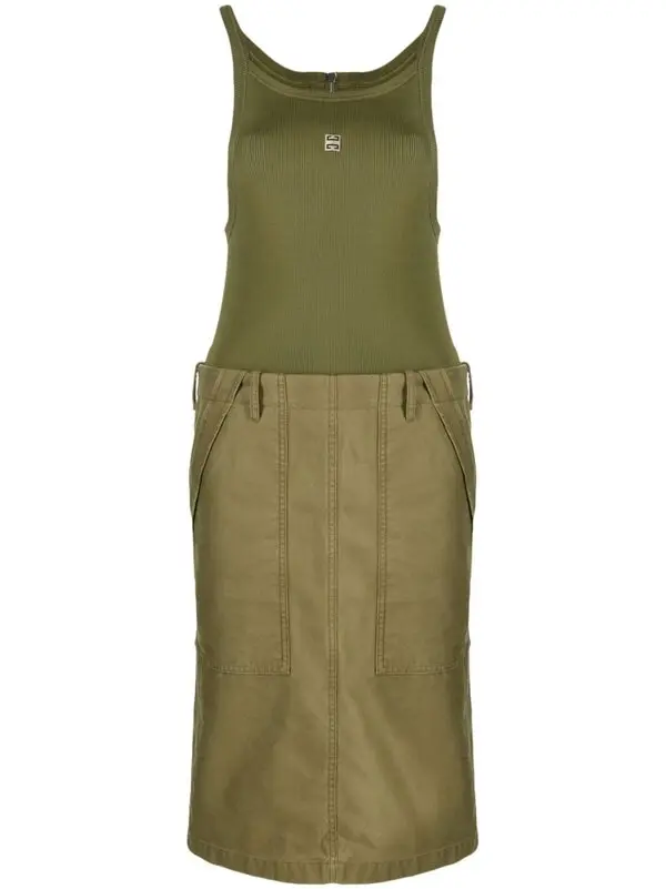 Givenchy Panelled Cargo Midi Dress