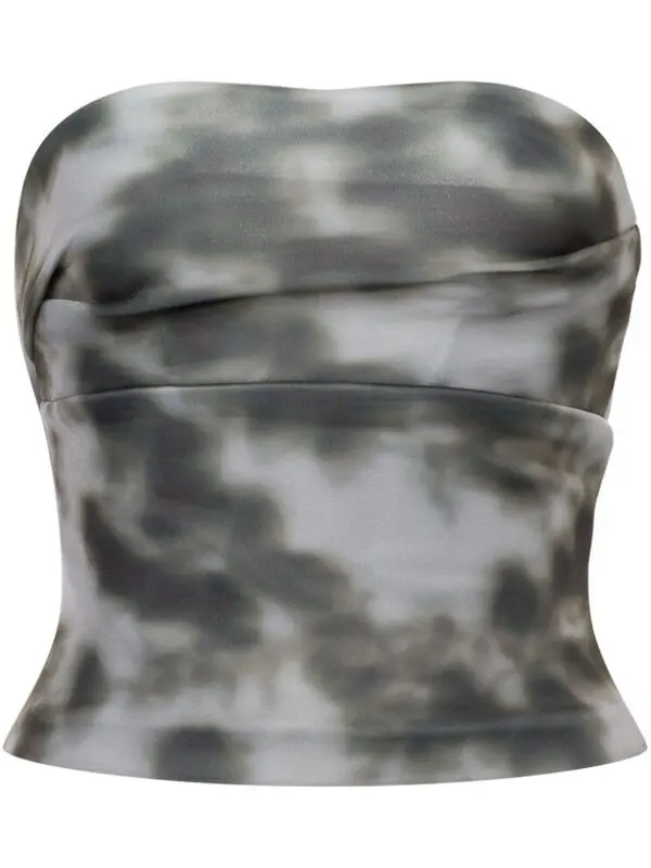 Philosophy Di Lorenzo Serafini Tie-dye Strapless Top