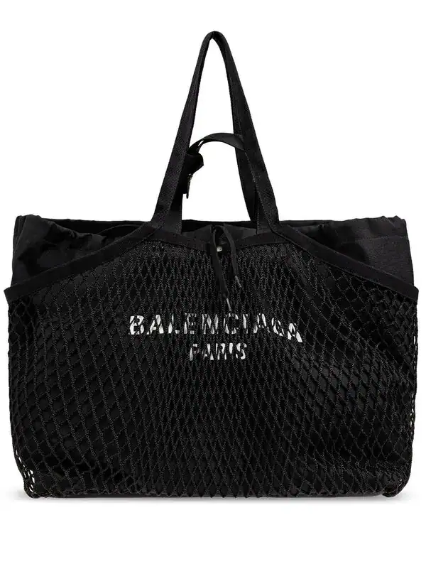 Balenciaga 24/7 Medium Tote Bag - Black | Editorialist