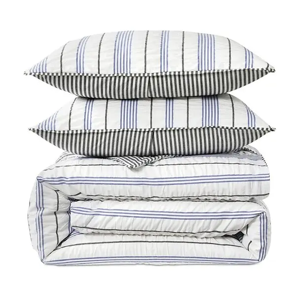 Donna Karan New York Dkny Seersucker Stripe Comforter Set, King