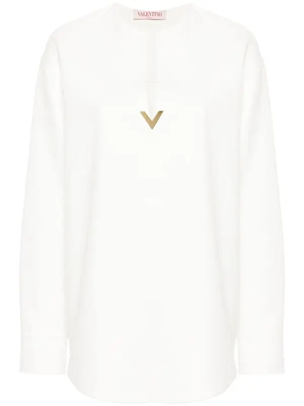 Valentino Garavani Vgold Embellished Top