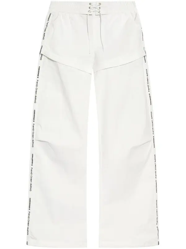 CONVERSE X Feng Chen Wang Flocked-logo Cargo Trousers
