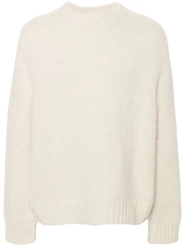 JIL SANDER Crew-neck Sweater - White