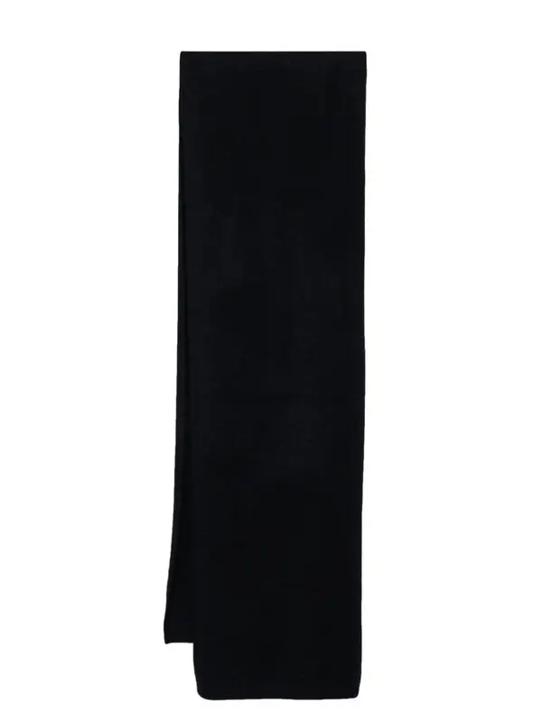 JOSEPH Brushed Ribbed-trim Scarf