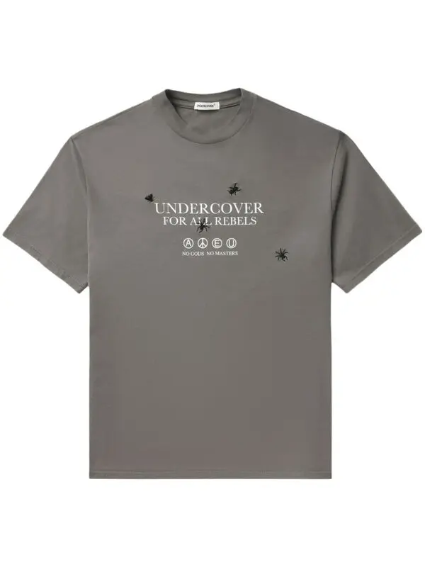 UNDERCOVERISM Slogan-print Cotton T-shirt