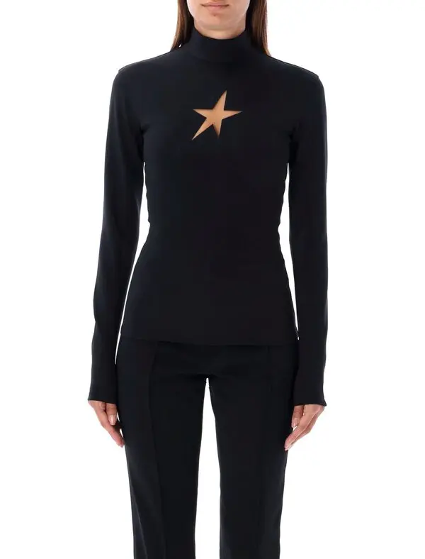 Buy MUGLER Star Top High Neck - Black At 33% Off | Editorialist