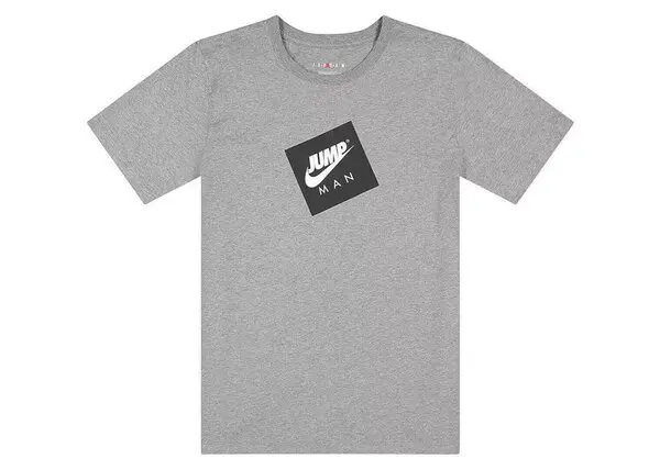 JORDAN Jumpman Box T-shirt - Grey/black