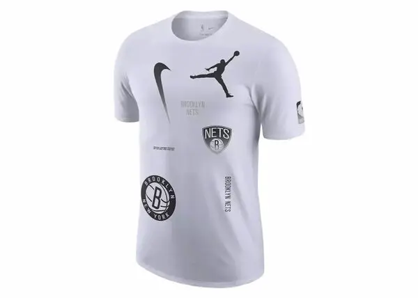 JORDAN Nba Brooklyn Nets Courtside Statement Edition Max 90 T-shirt