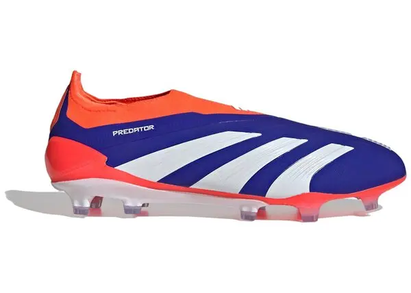 Adidas Predator Elite Laceless Fg - Lucid Blue/cloud White/solar Red
