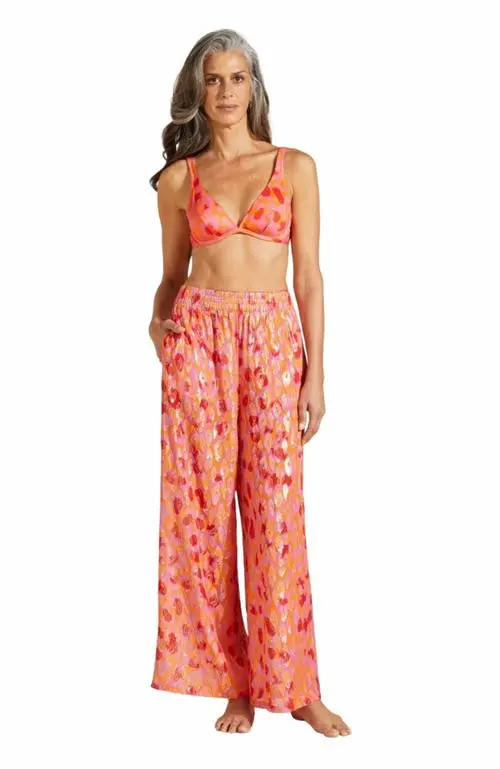 Vilebrequin Leopard Print Silk Pants