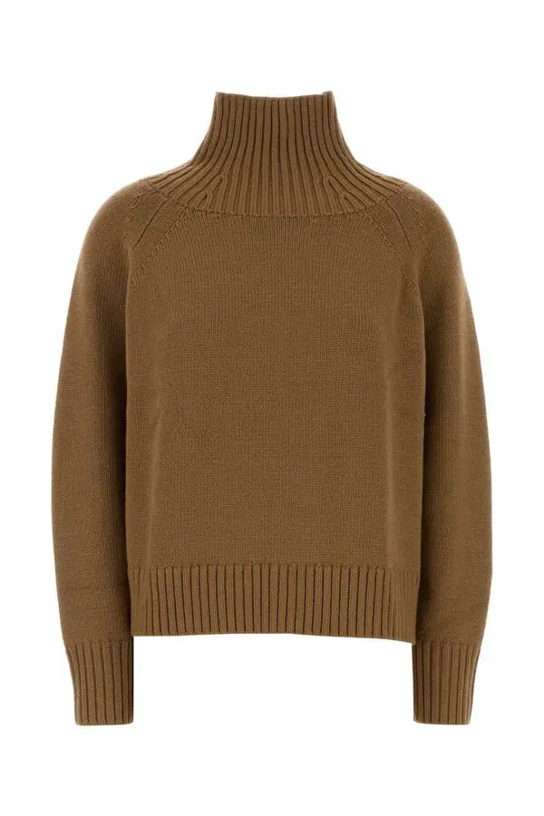Michael Kors Camel Wool Sweater - Brown
