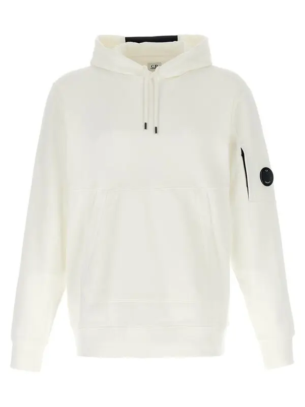 C.P. COMPANY Diagonal Raised' Hoodie - White