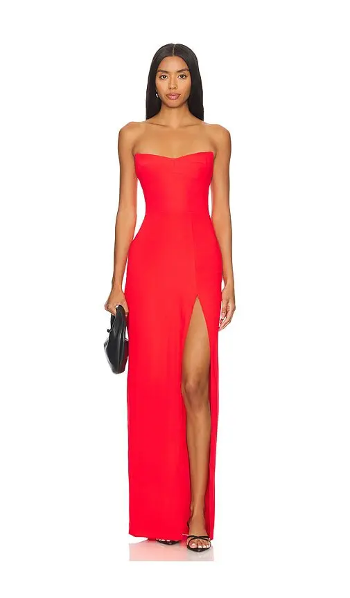Amanda Uprichard X Ivy Gown - Crimson