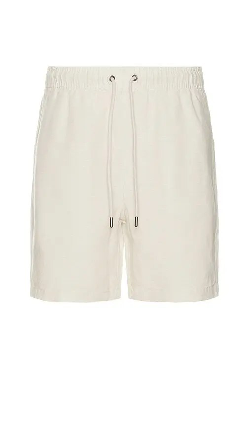 Onia Air Linen Pull On Short 6 - Stone
