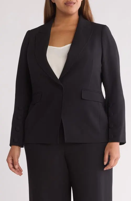 TAHARI ASL One-button Blazer - Black