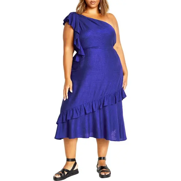 blue dress for baby girl OW Collection | Marina Maxi Dress