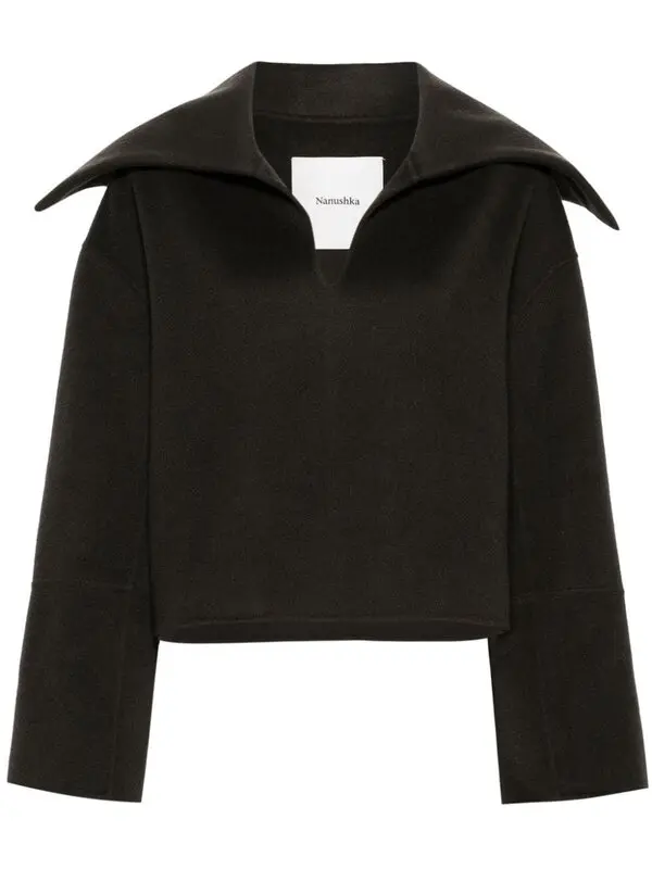 Nanushka Maxe Spread-collar Jumper