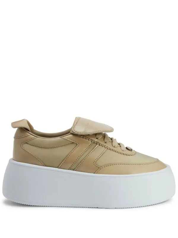 GIUSEPPE ZANOTTI Gz League Maxi Platform Sneakers - Neutrals
