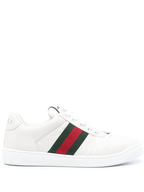 Gucci Screener Sneakers - White