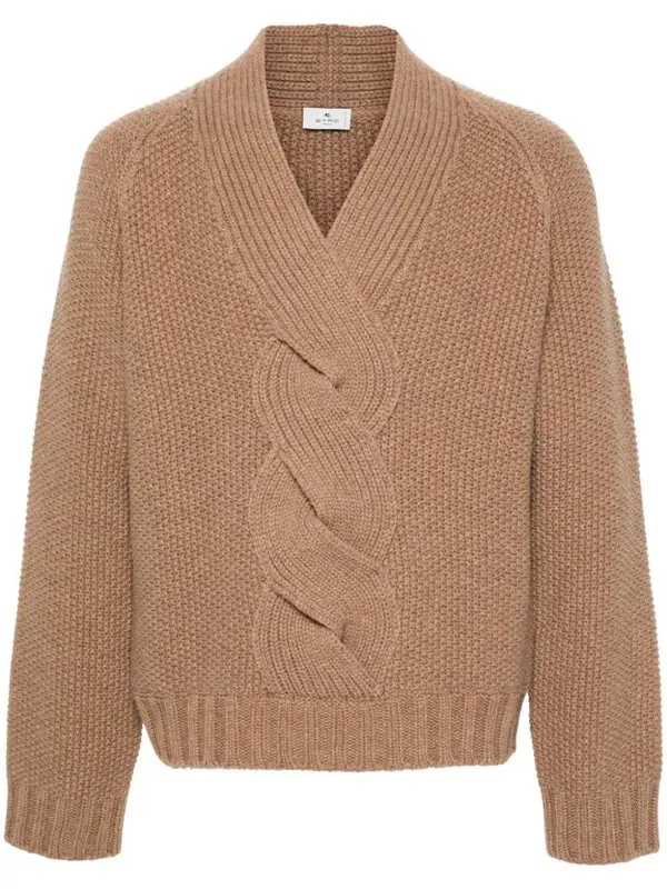Etro Twist-detail Wool Sweater