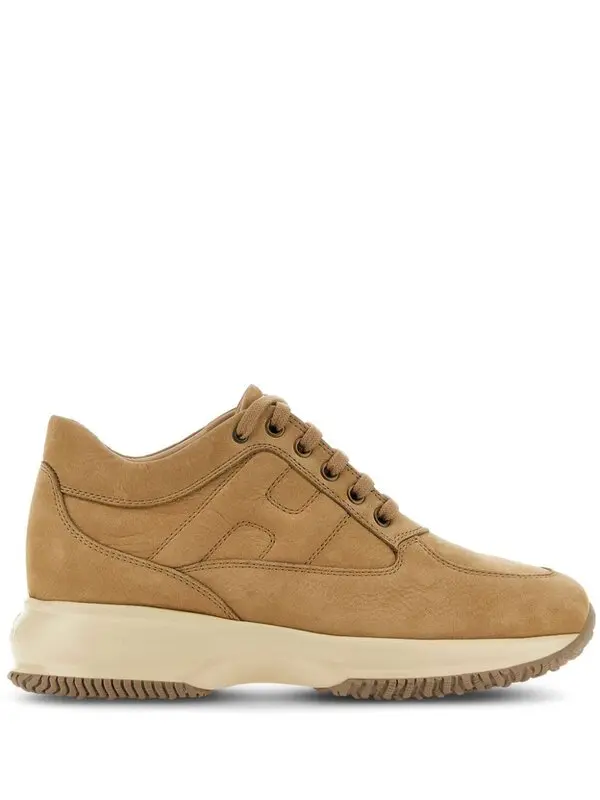 Hogan Interactive Lace-up Sneakers - Brown