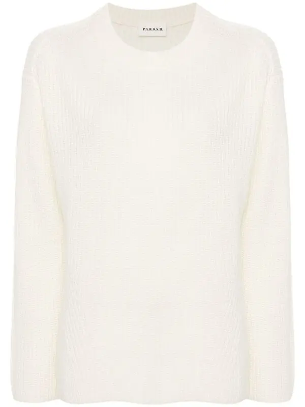 P.a.r.o.s.h Ribbed-knit Cashmere Jumper