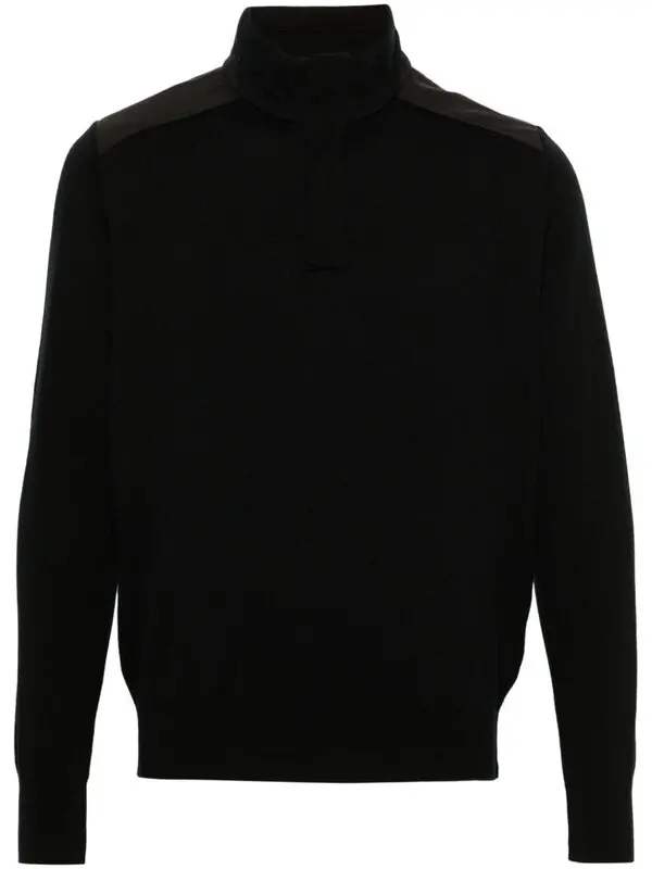 Paul & Shark Half-zip Sweater - Black