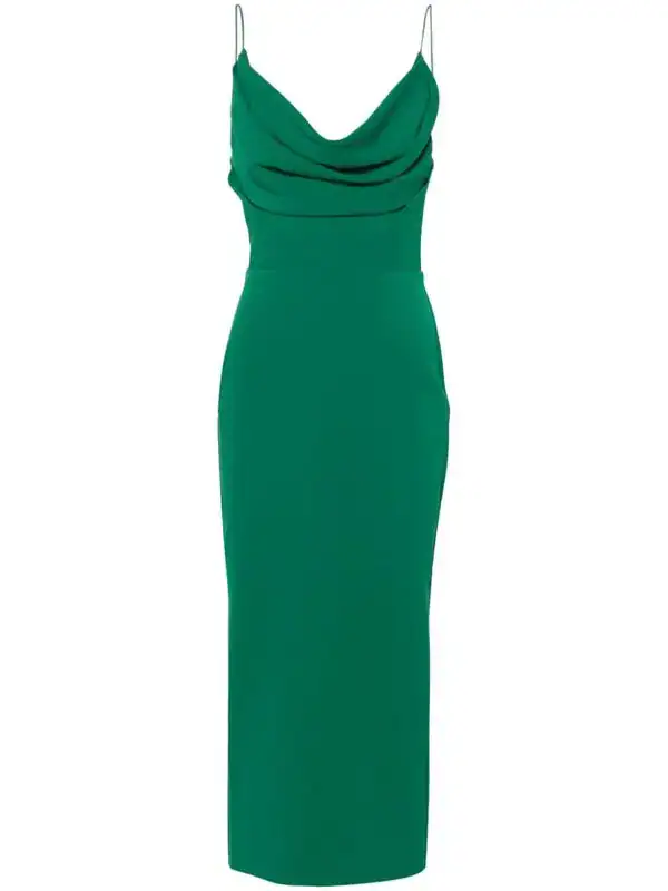 alex midi dress in emerald green Emerald Green Strapless Puffy Midi Tulle Dress