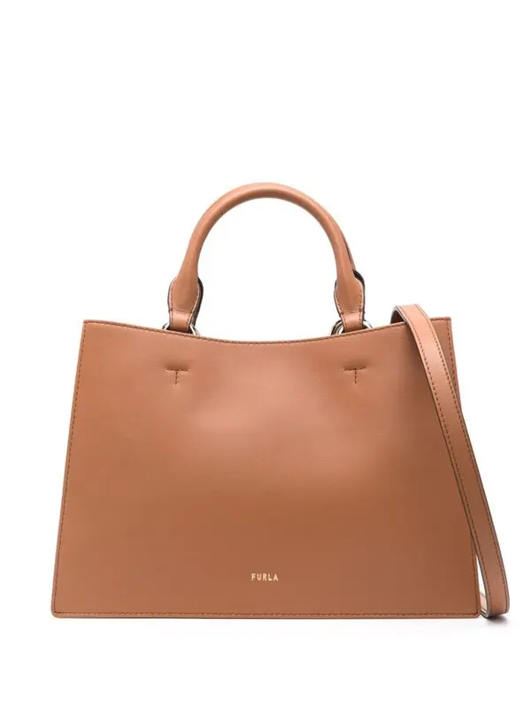 Furla Arcosfera Leather Tote Bag