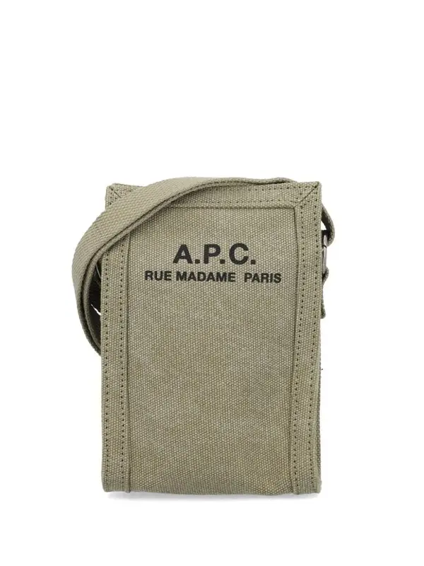 A.p.c. Mini Canvas Messenger Bag