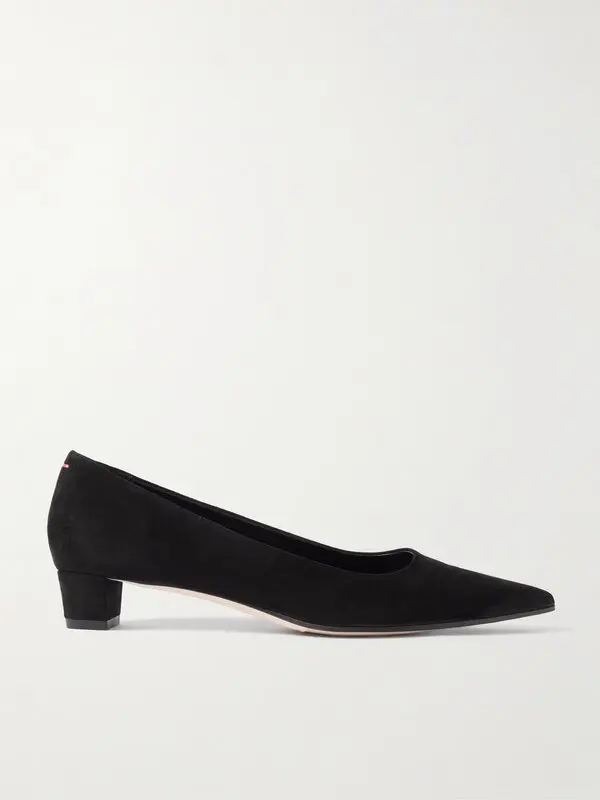 AeydĒ Judi Suede Pumps - Black