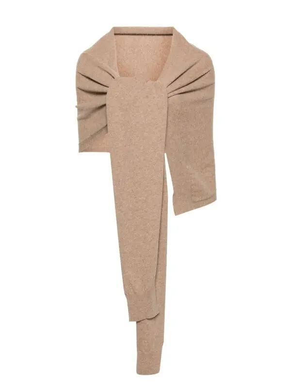 Lemaire Wrap Scarf - Brown | Editorialist