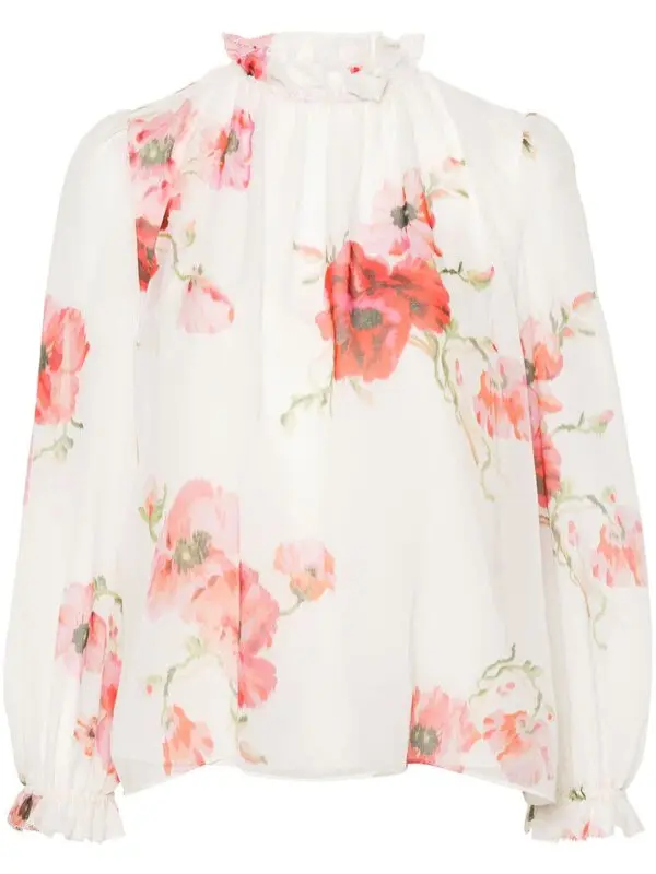 Zimmermann Lightburst Billow Blouse - Neutrals