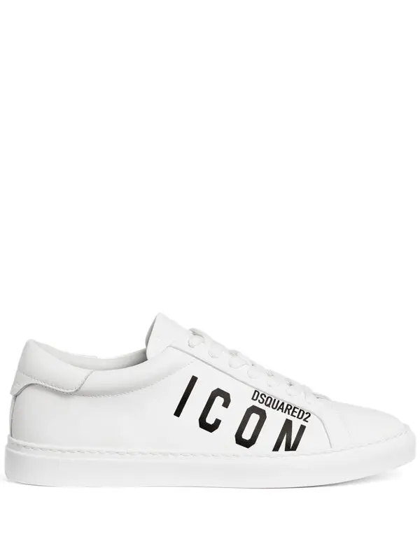 Dsquared2 Icon Logo-print Low-top Sneakers - White
