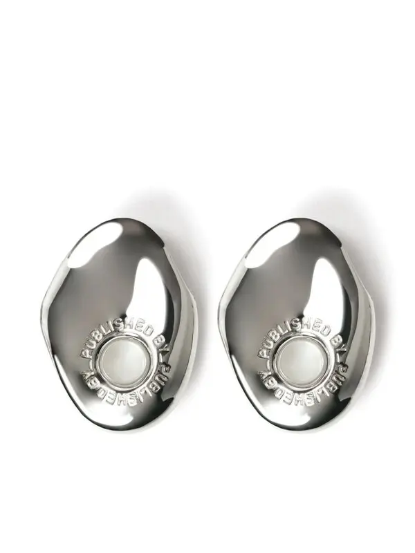 PUBLISHED BY Logo-engraved Stud Earrings