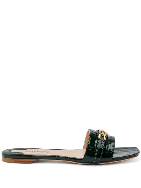 TOM FORD Whitney Slides - Green